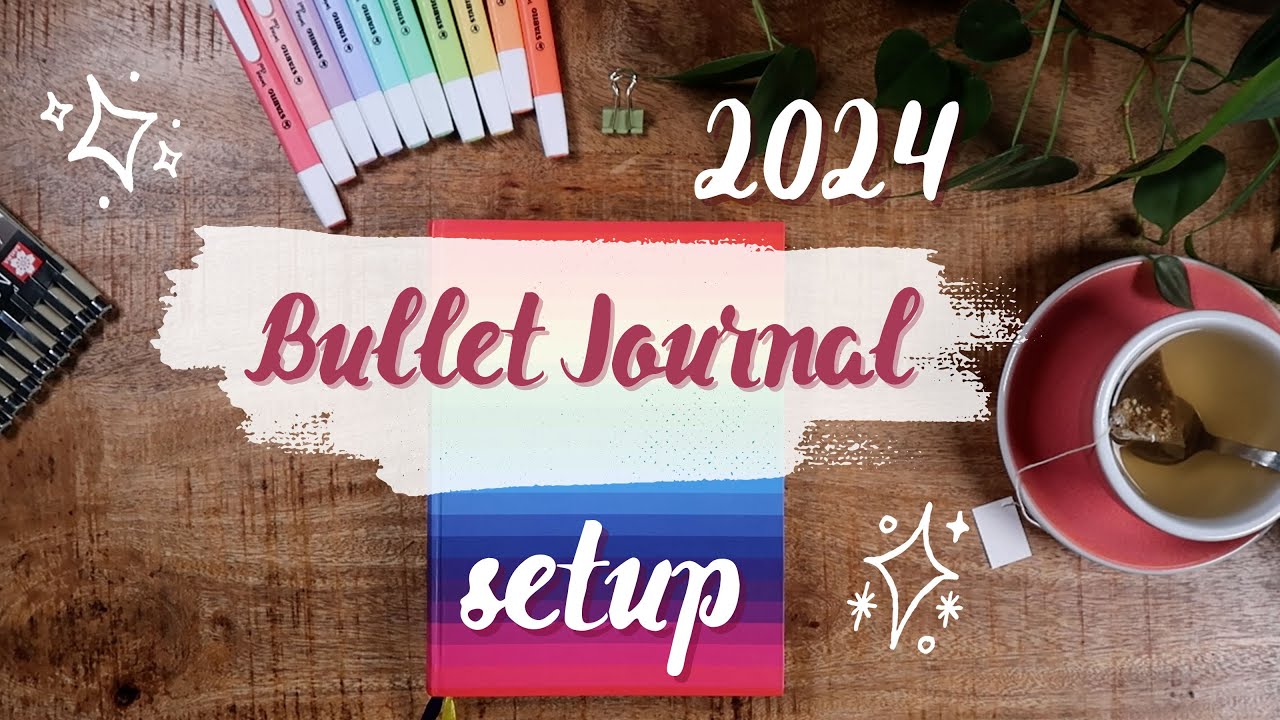 Bullet journal setup - relax with me // The Pink Artist - YouTube