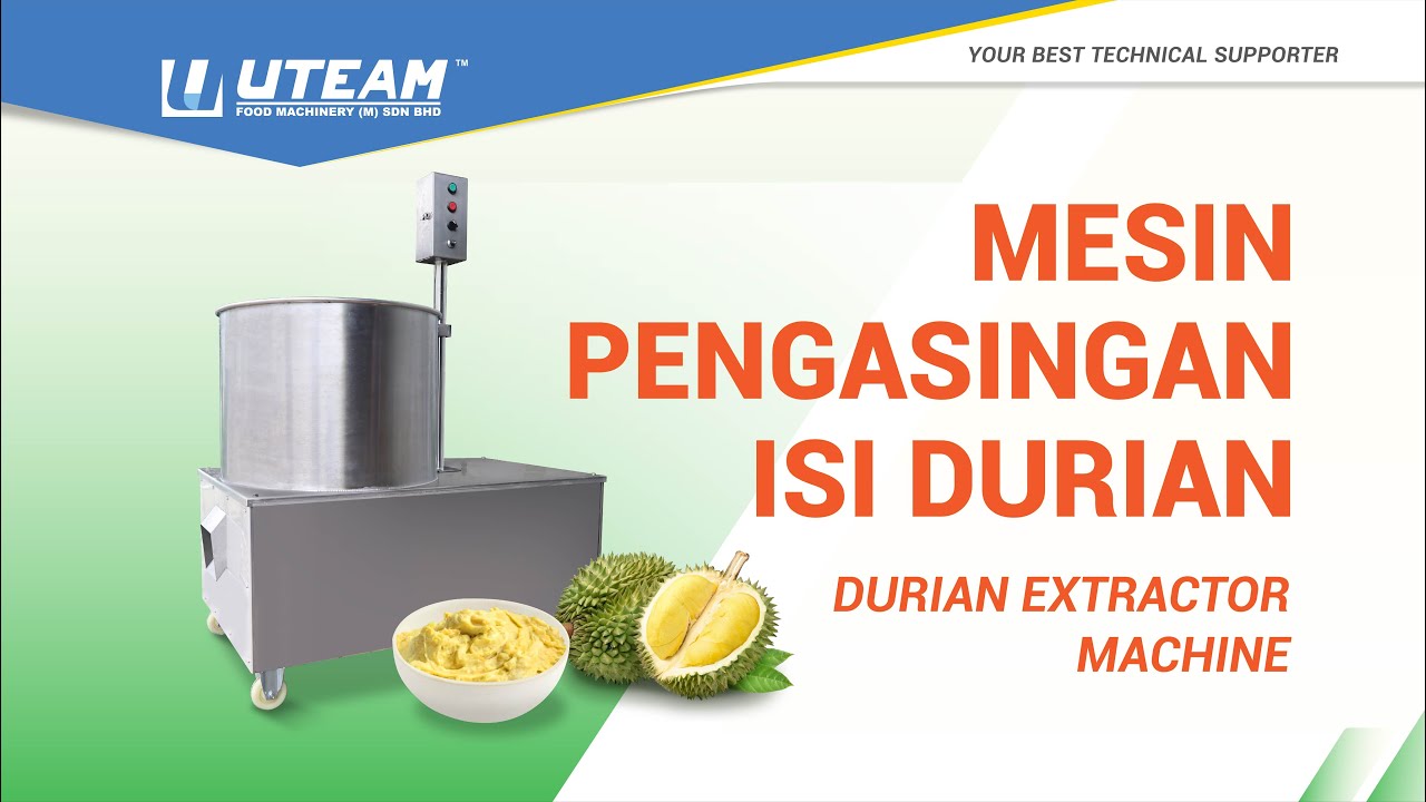 Mesin Pengasingan Isi Durian (Durian Extractor Machine) - YouTube