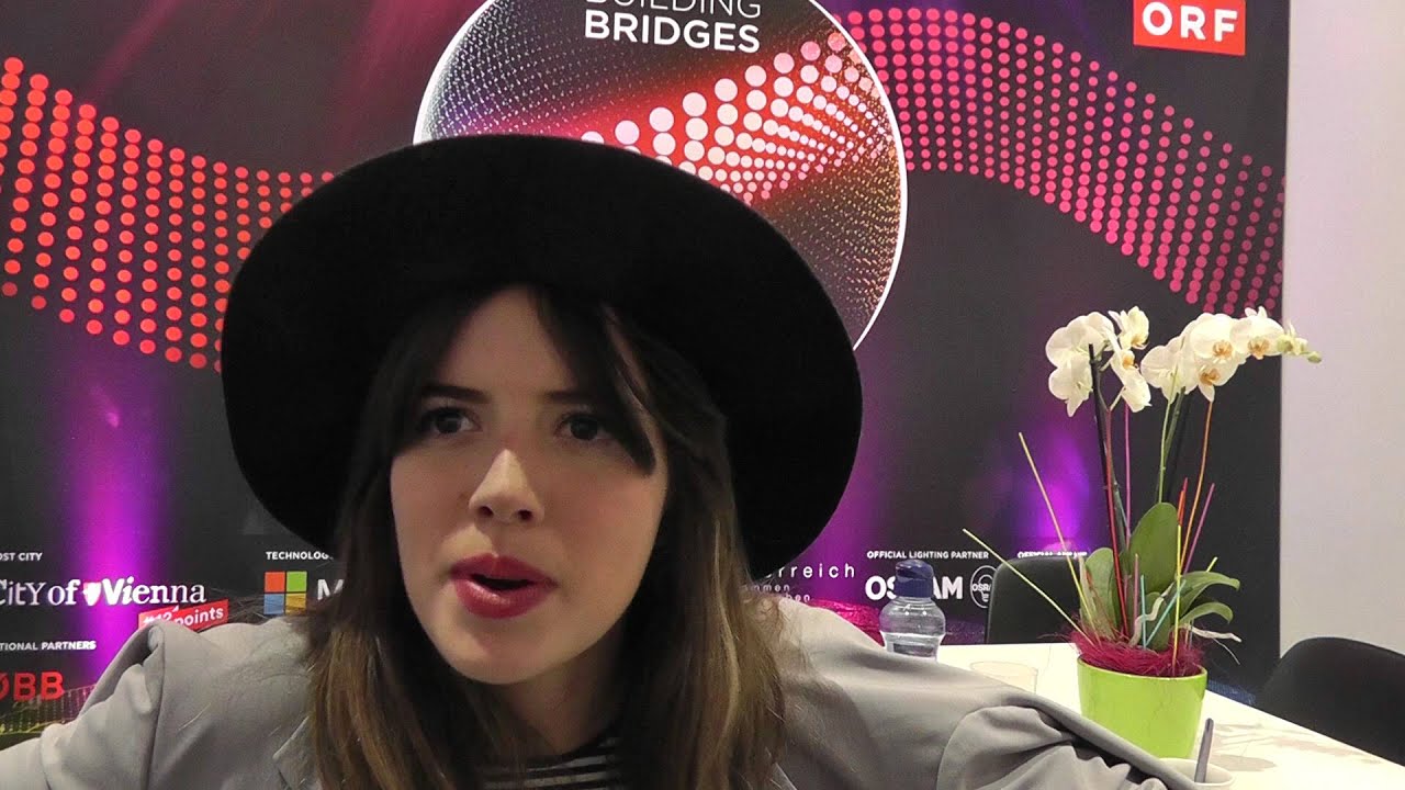 Reporting from Vienna: ESCNationTV talks to Leonor Andrade - YouTube