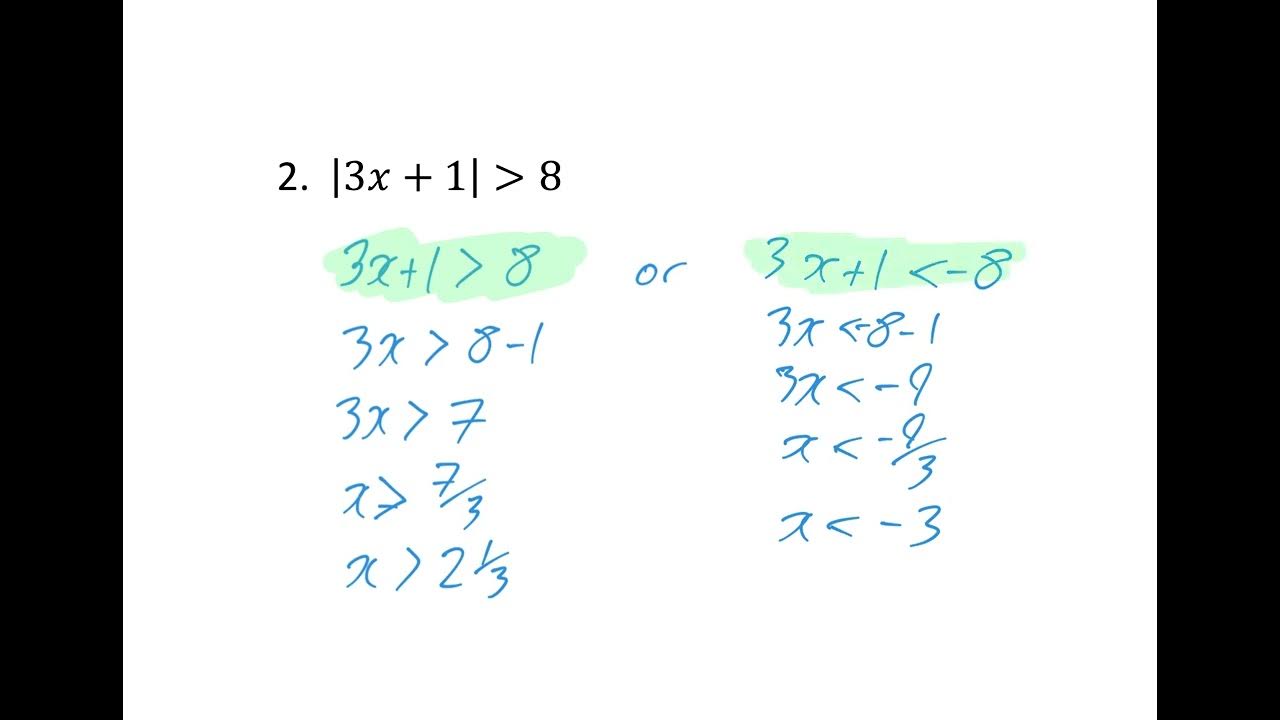A21 Modulus Functions Video 3 Solving modulus inequalities - YouTube