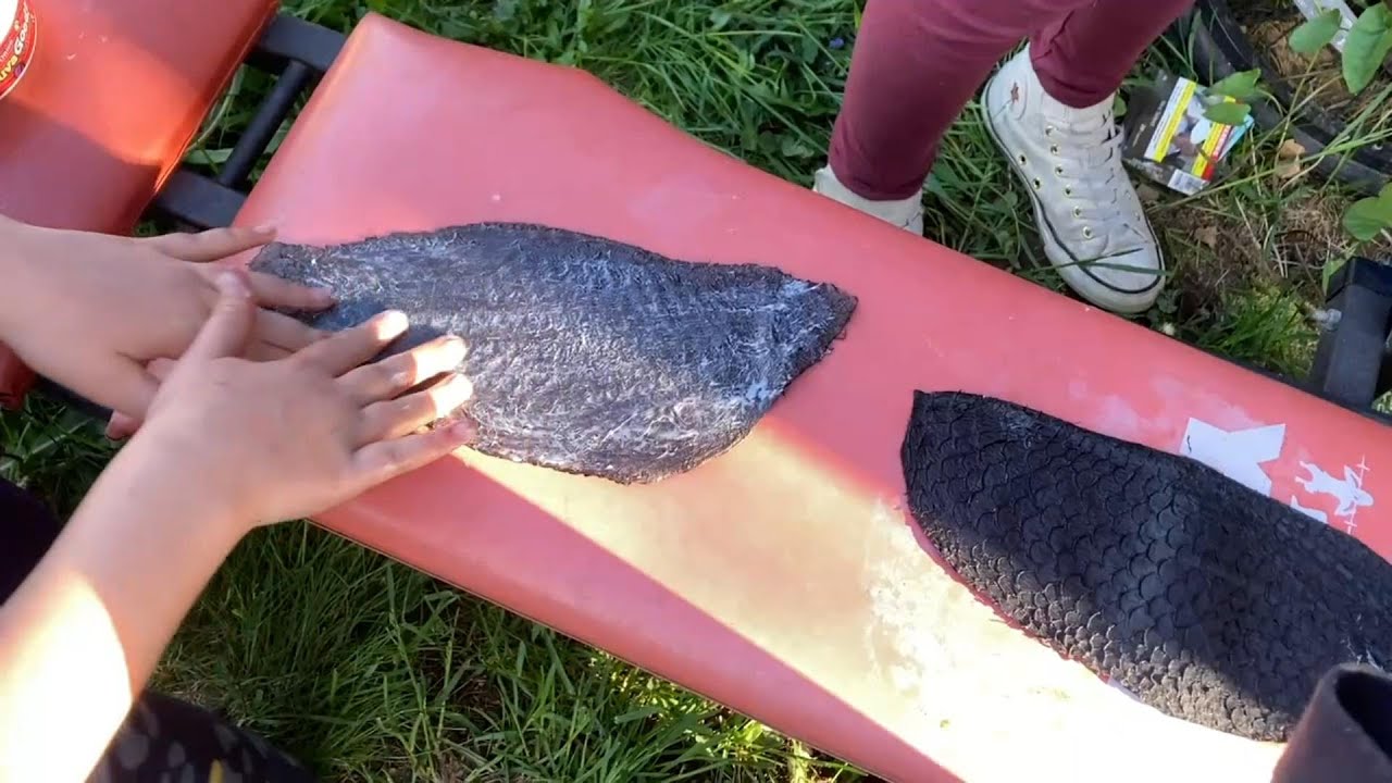 FISH TANNING: How to soften tanned fish skins - YouTube