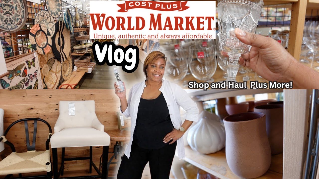VLOG | First Time at World Market + Tam Talk…Haul and More! - YouTube