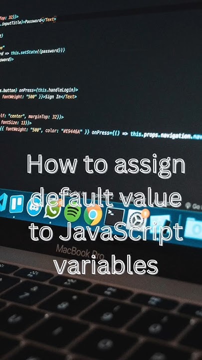How To Learn Programming For Beginners Assign Default Value In Javascript Shorts Youtube