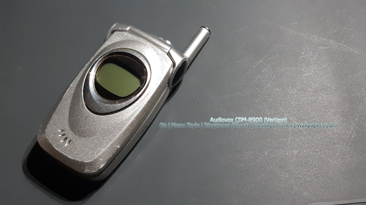 Audiovox CDM-8900 (Verizon) On | Menu Style | Ringtones (Short ...