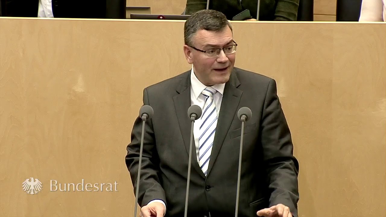 Staatsminister Dr. Florian Herrmann im Bundesrat am 14. Februar 2020 ...