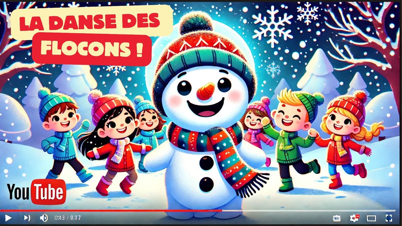 La Danse des Flocons ️ | Chanson d’Hiver pour Enfants | Découvertes et ...