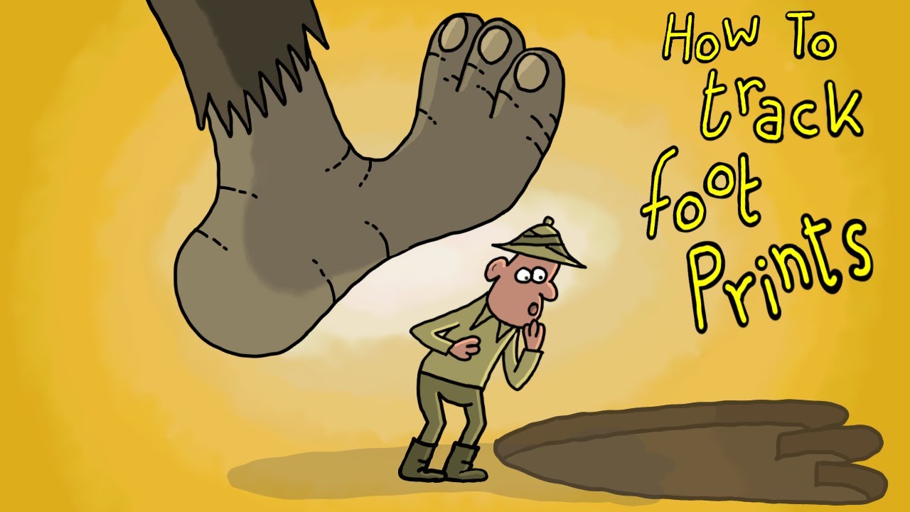 How to Track Footprints of Giant | Hilarious cartoons - YouTube