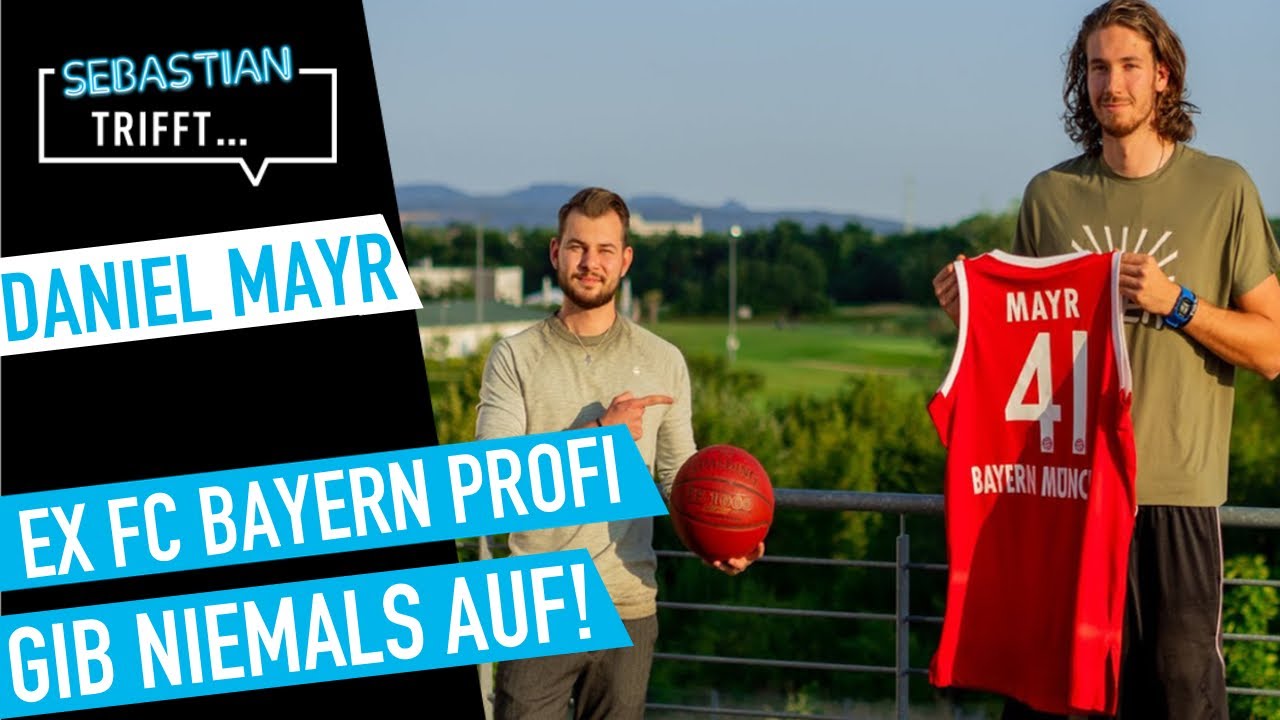 Im Talk mit Ex FC Bayern Basketballer Daniel Mayr (2,18 groß) über ...