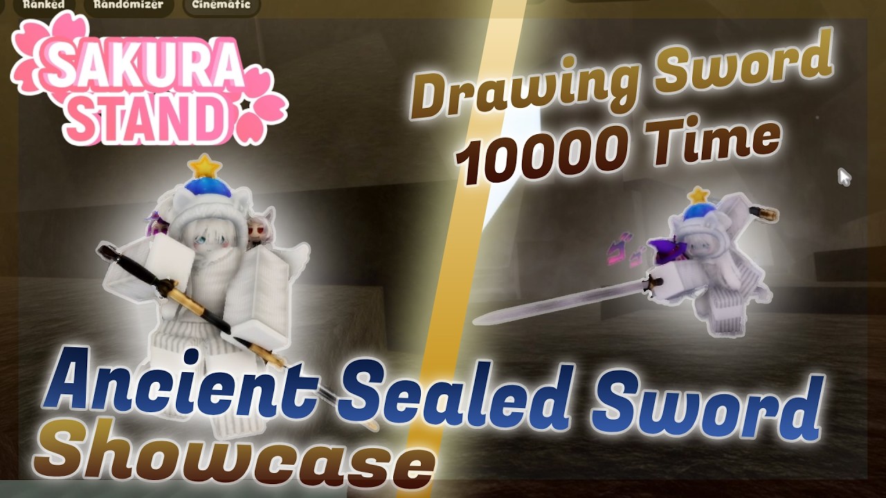 Sakura Stand Ancient Sealed Sword Showcase - YouTube