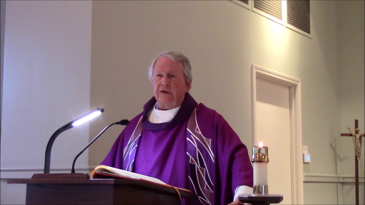 Msgr. James Gaddy - Fifth Sunday of Lent Mass 3/29/2020 HD - YouTube