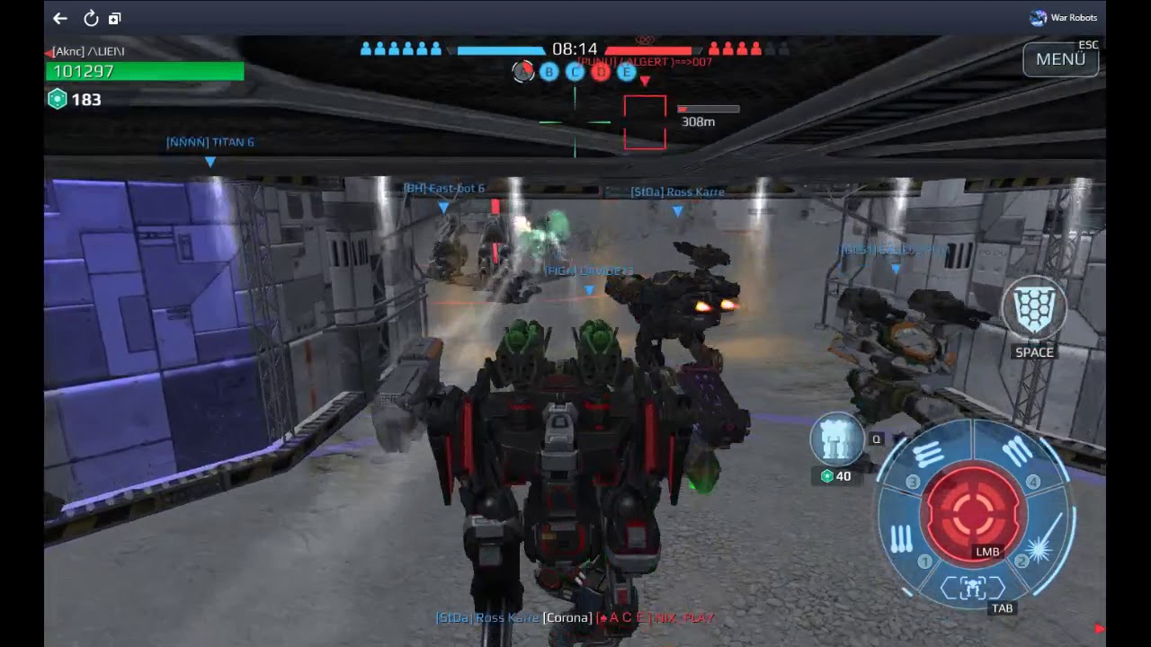 War Robots ALIEN 1. GamePlay - YouTube