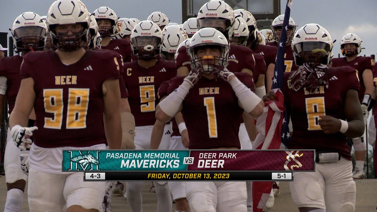Deer Park Football vs Pasadena Memorial - Game Highlights 10/13/23 ...