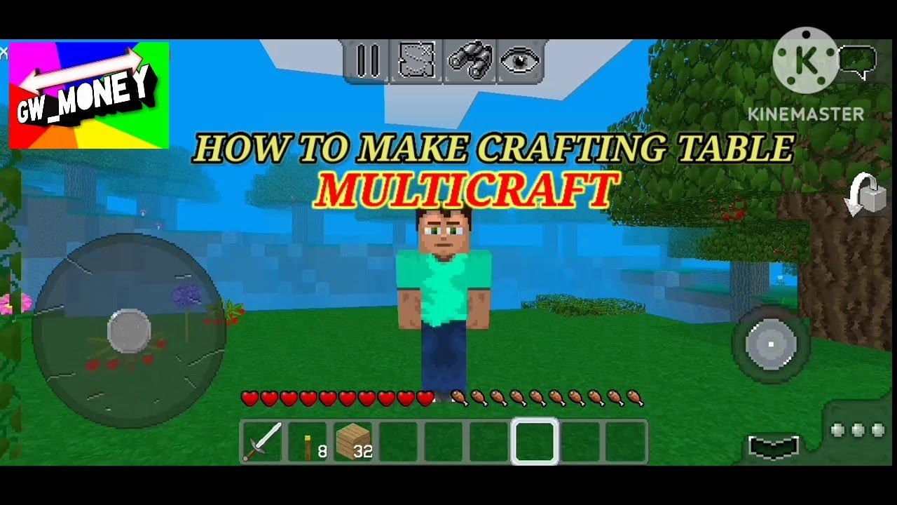 HOW TO MAKE CRAFTING TABLE||MULTICARFT||MAKE||CRAFTING||#multicraft # ...