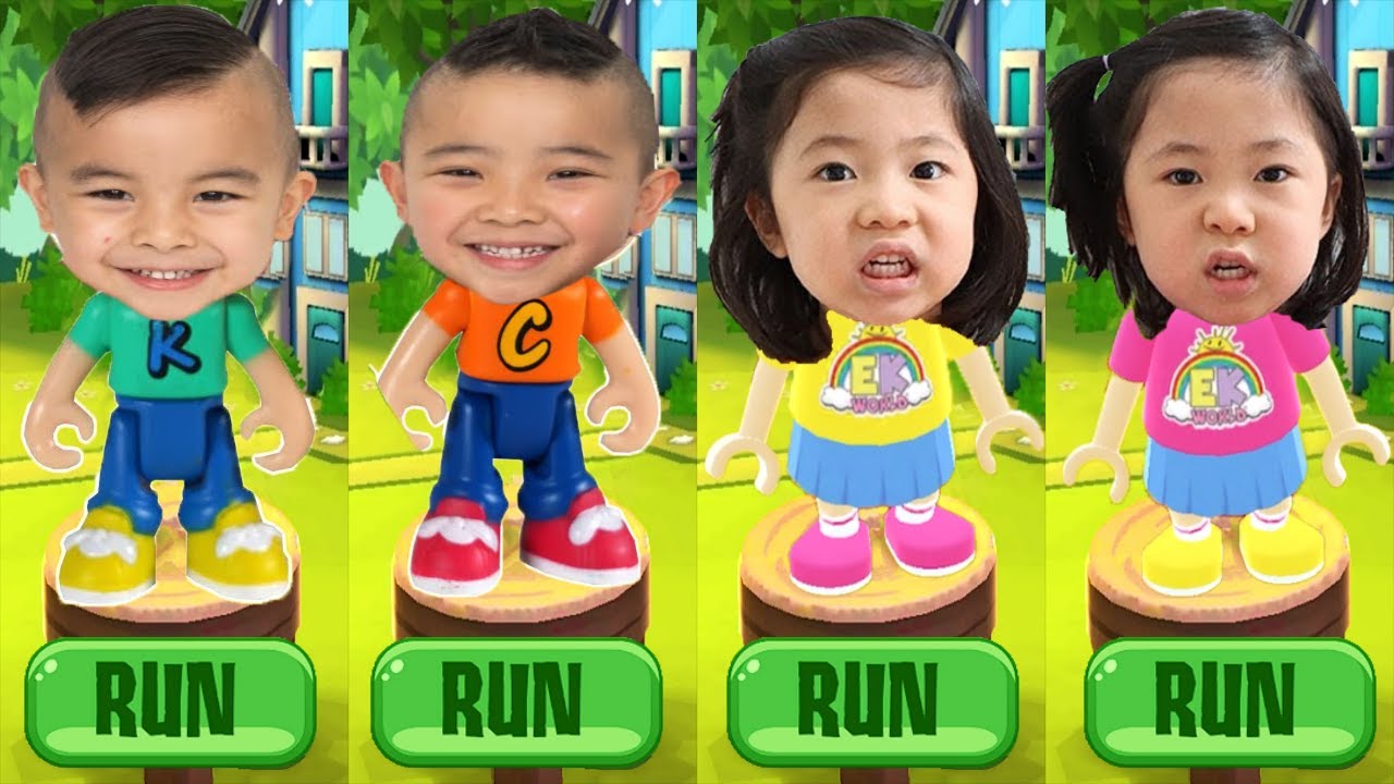 Tag with Twin Sisters Emma & Kate vs CKN Toys Car Hero Calvin & Kaison ...