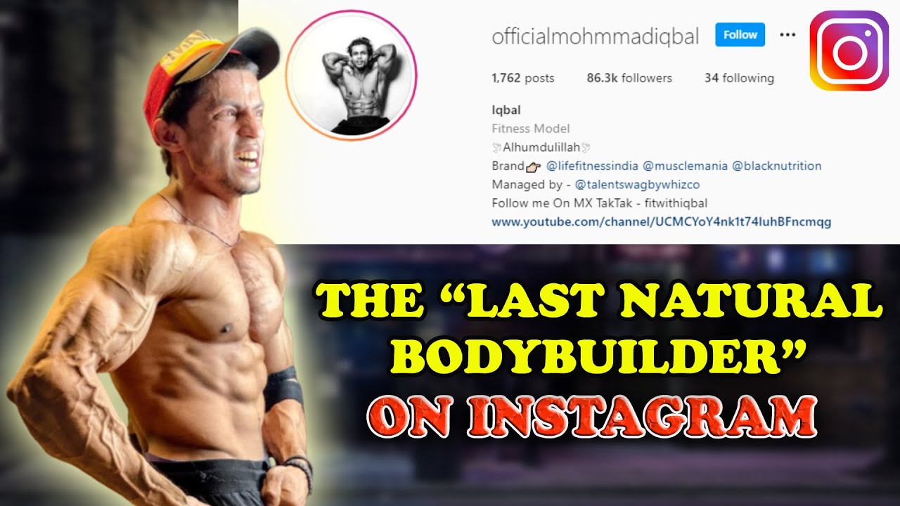 The "Last Natural Bodybuilder" on Instagram !!! - YouTube