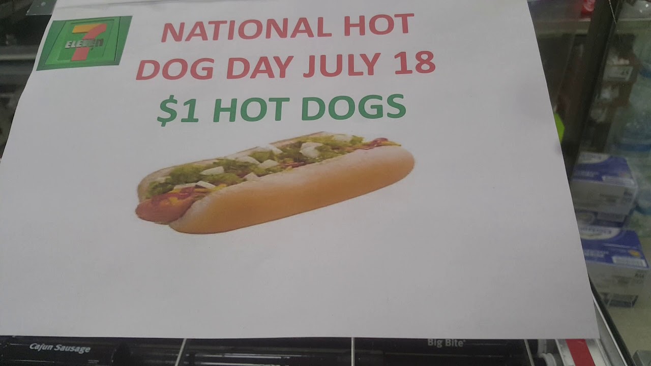 One hot dog for $1 7-Eleven hot dog Big Bite Quarter Pounder you can go ...