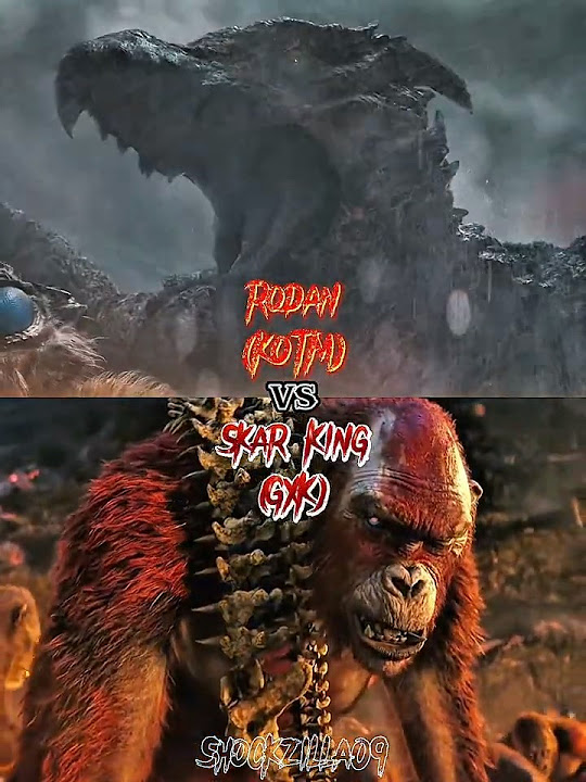 Skar King (GXK) vs Rodan (KOTM) |#godzillaxkongthenewempire #godzillakingofthemonsters - YouTube