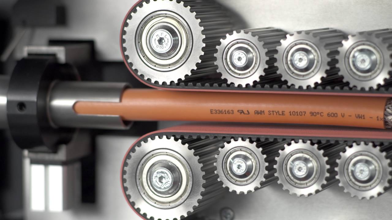 MegaStrip 9650 Automatic Cut & Strip Machine - YouTube