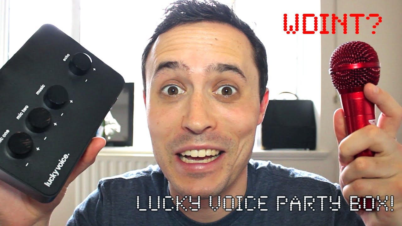 LUCKY VOICE PARTY BOX - karaoke... at home! - YouTube
