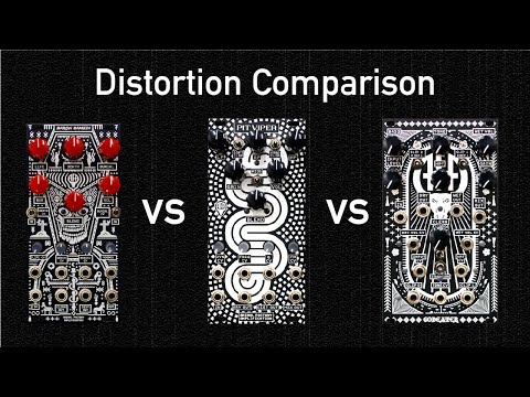 Baron Samedi vs Pit Viper vs Godeater vs Sine Waves | Eurorack Distortion Comparison | AFA