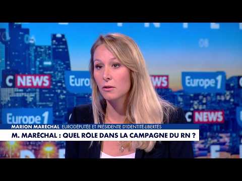 Marion Maréchal : «Jordan Bardella comme moi voulons la victoire de Marine Le Pen»