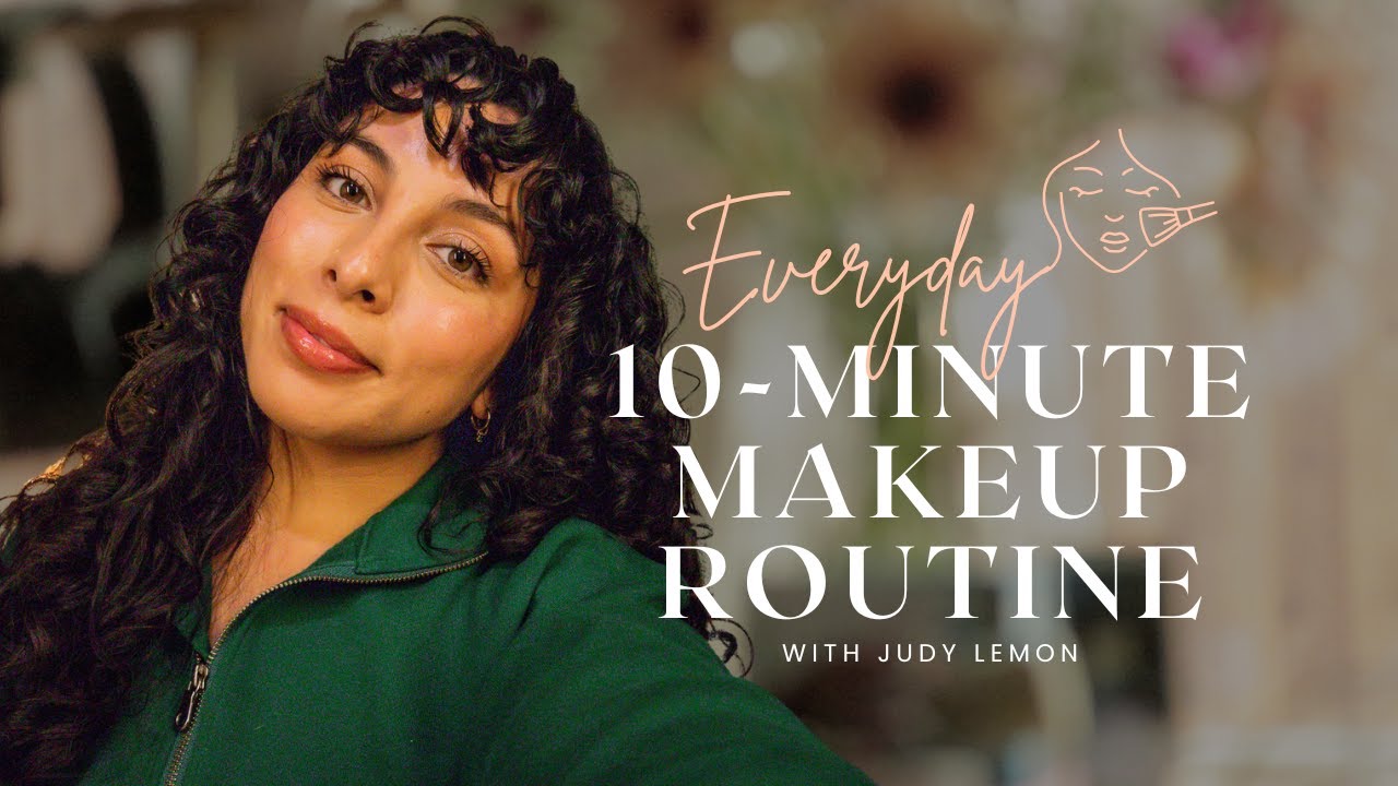 Everyday Work Makeup Tutorial - glowy skin, fun and easy eye looks for ...