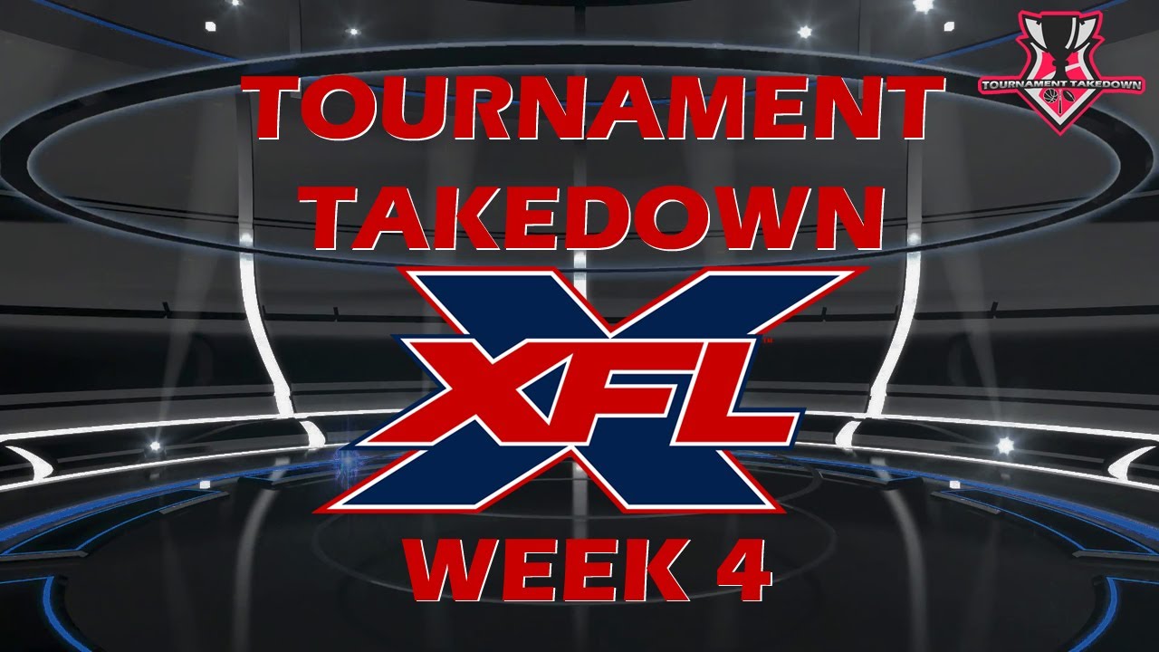 Tournament Takedown: XFL Fantasy Week 4 - YouTube