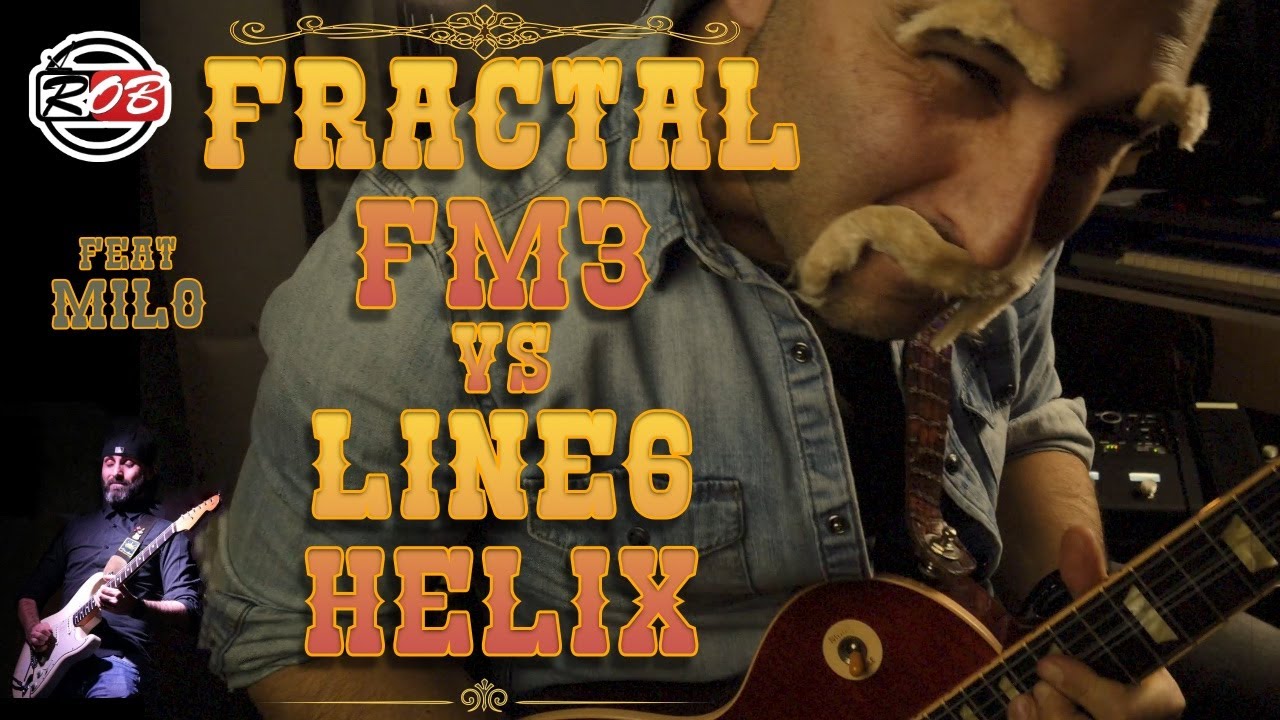 Fractal FM3 vs Line6 Helix - Hotel California Guitar Solo - YouTube