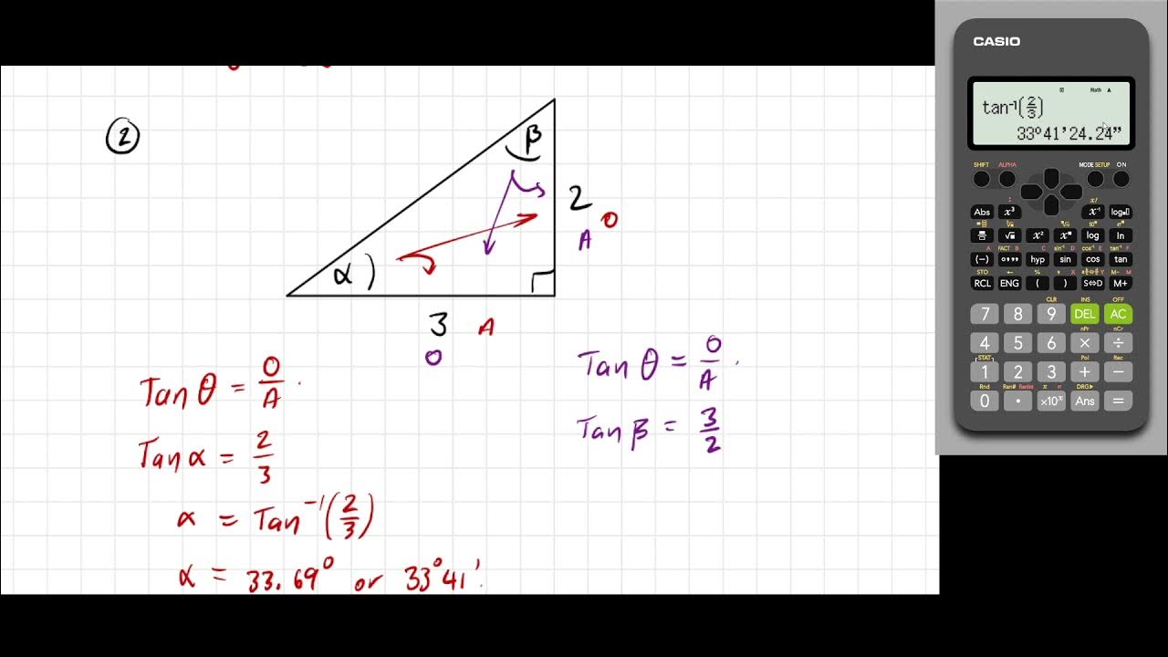 Using Trigonometric Ratios to find Unknown Angles - YouTube