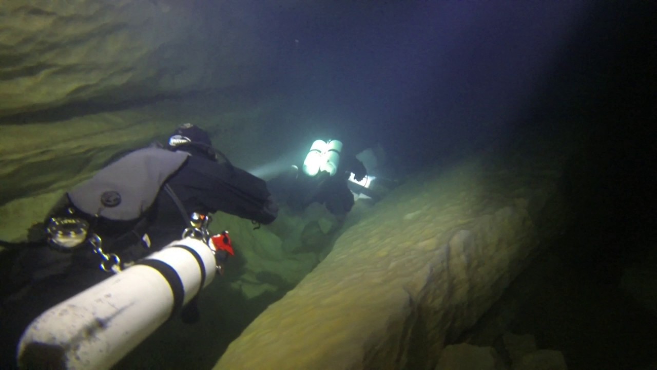IANTD Technical Cave diver course in Lot, France 2017 - YouTube
