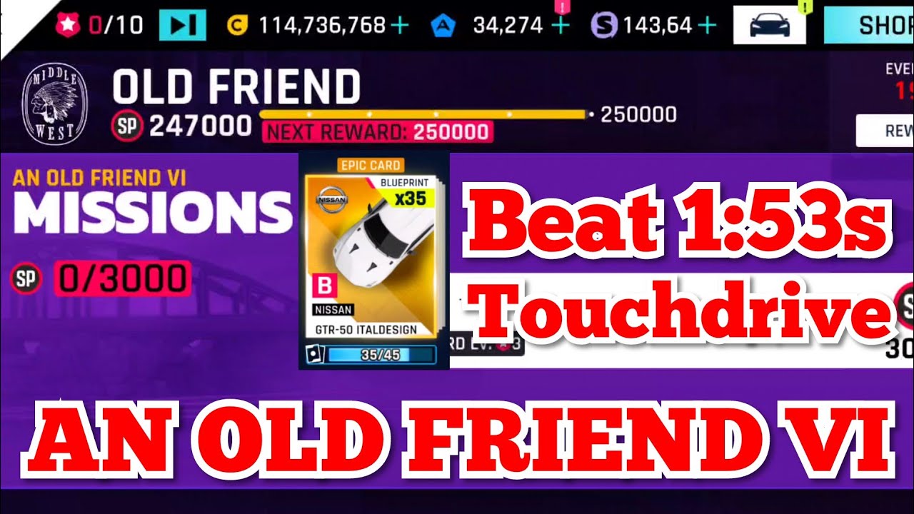 Asphalt 9 [Touchdrive] Drive Syndicate 4 | AN OLD FRIEND MISSIONS VI ...