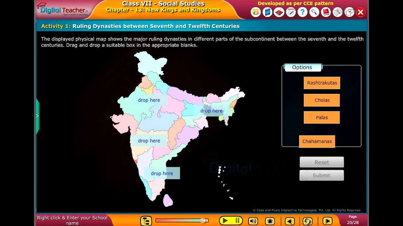 Ruling Dynasties between 7th and 12th Centuries, Class 7 Social - YouTube