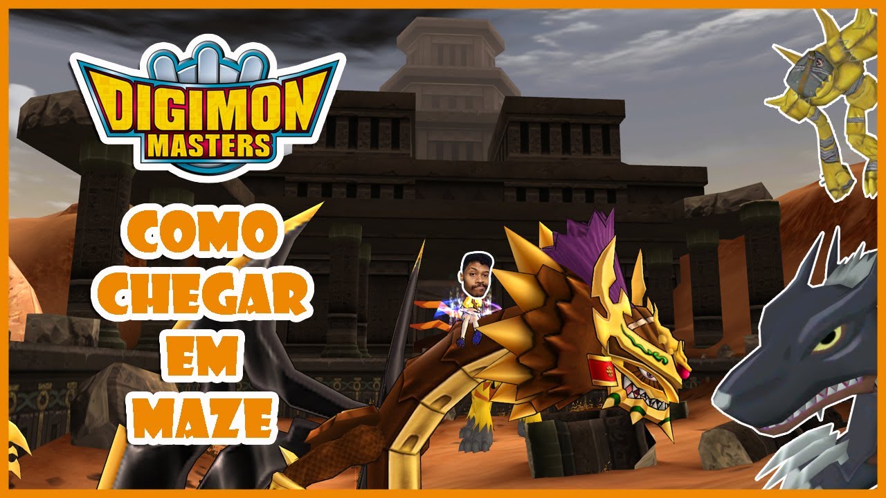 A saga Como Chegar: l Digimon Maze Entrance l Digimon Masters Online ...