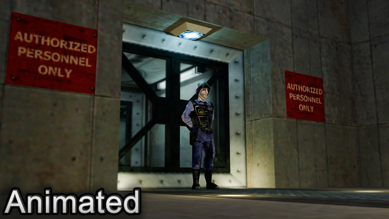 the security guard is aggressive ANIMATED - YouTube