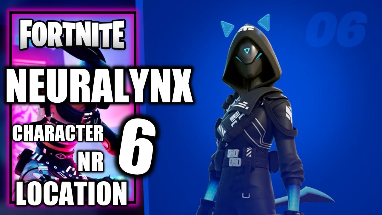 Fortnite - Neuralynx Character Number 6 Location - YouTube