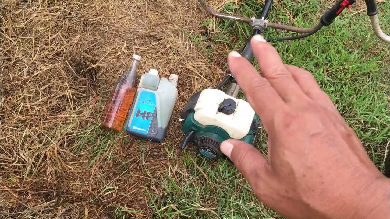 เครื่องตัดหญ้า411 2จังหวะ ผู้ท้าชิง GX50 4จังหวะ - YouTube