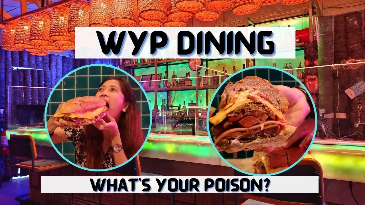 WYP Dining | WYP Bar Vlog | What's Your Poison | Neon Lights Bar and ...