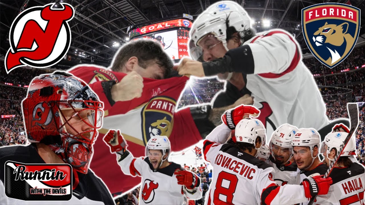 NJ Devils Beat Florida Panthers 4-1 | Snap The Stanley Cup Champions 7 ...