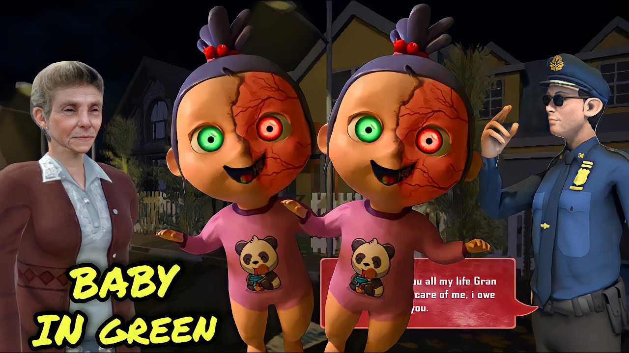 This Baby is so Scary - Baby in Green : Horror game - YouTube
