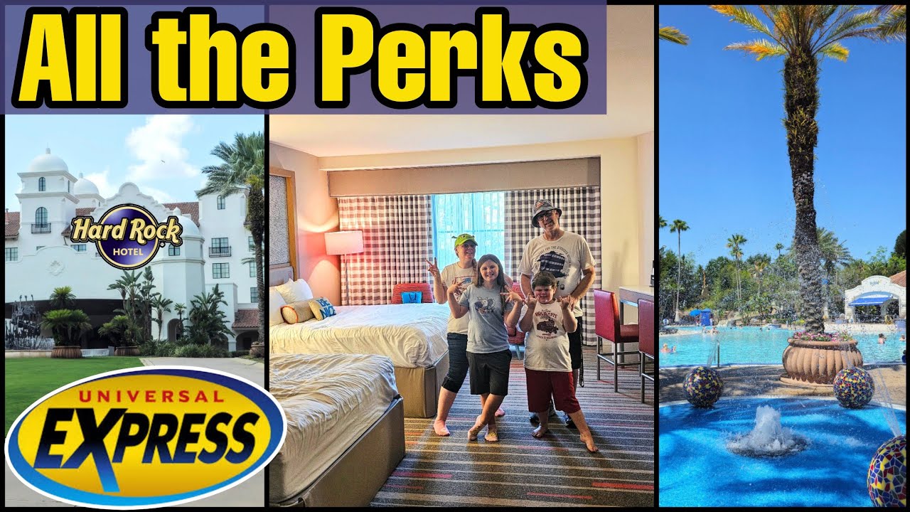 Hard Rock Hotel Perks & All Amenities & Universal Studios Florida - YouTube