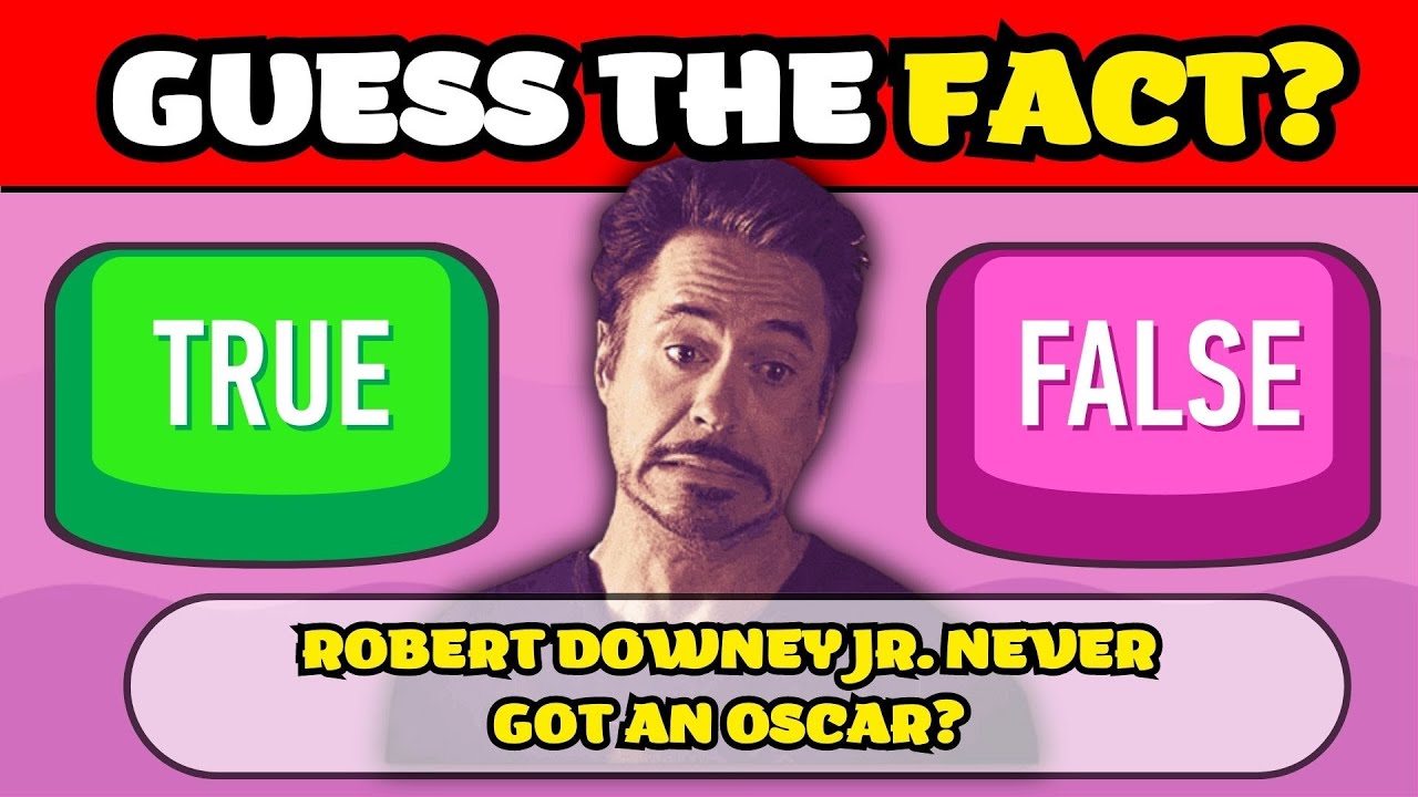 GUESS THE FACT - TRUE or FALSE about ACTORS?! - YouTube