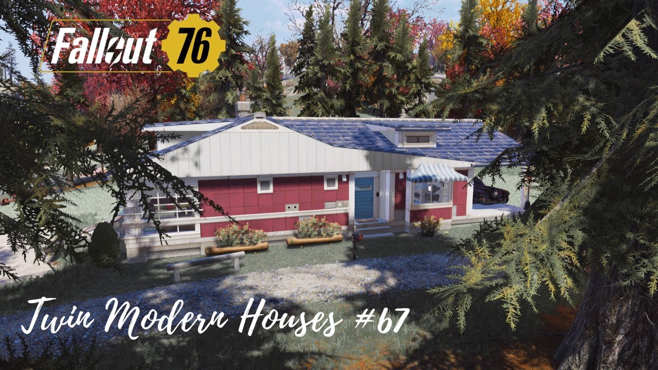 Fallout 76 Twin Model Houses #67 feat @SwagFouiny97YT - YouTube