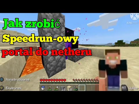 Jak zrobić speedrun-owy portal do netheru /Minecraft poradnik/ #36 ...