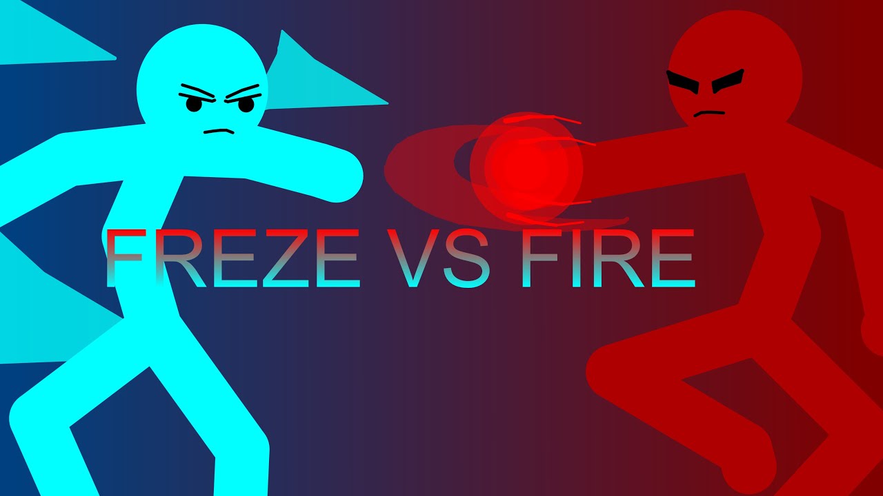freze vs fire duel | stickman animation - pivot animator ~ animator ...