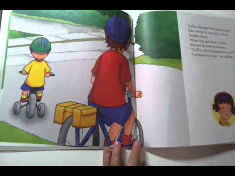 Caillou rides a bike (Starrylake reading) - YouTube
