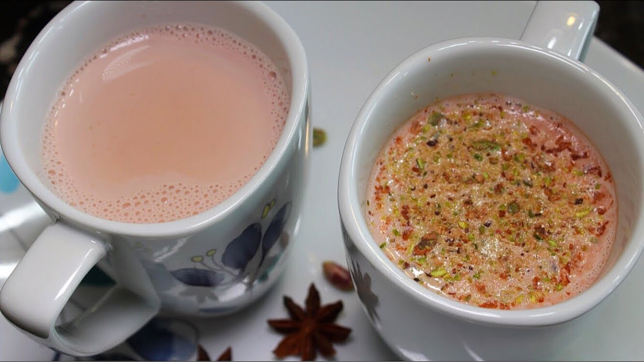 kashmiri chai - Gulabi chai - Pink Tea Recipe by Cook with Madeeha ...