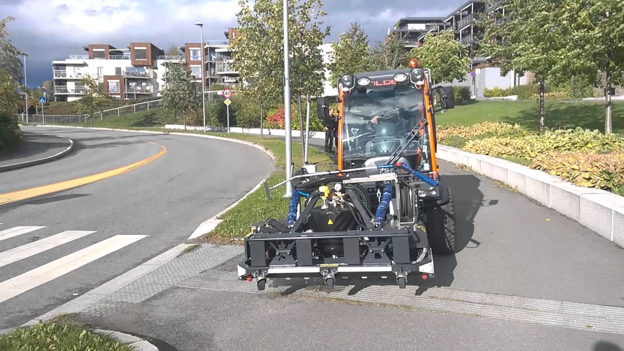Heatweed Sensor: Weed control along kerbstones - YouTube