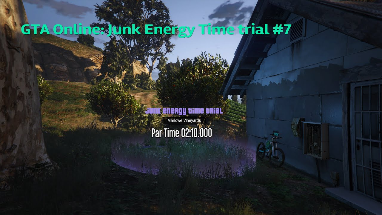 GTA Online: Junk Energy Time trials #7 - Marlowe Vineyards - YouTube