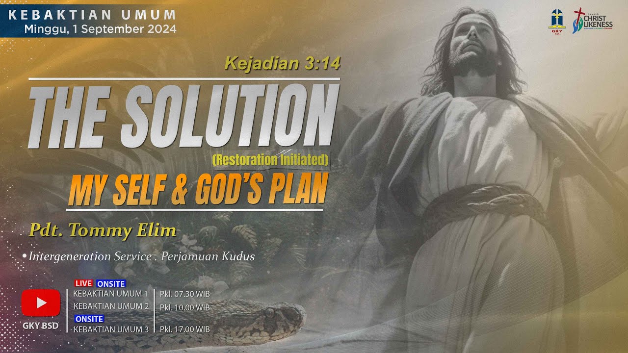 Kebaktian Umum 2 GKY BSD, 1 September 2024 - YouTube