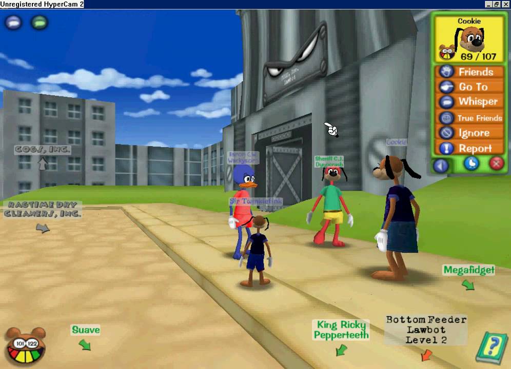 Toontown Fun With Cog Buildings In TTC! LOL!!! - YouTube